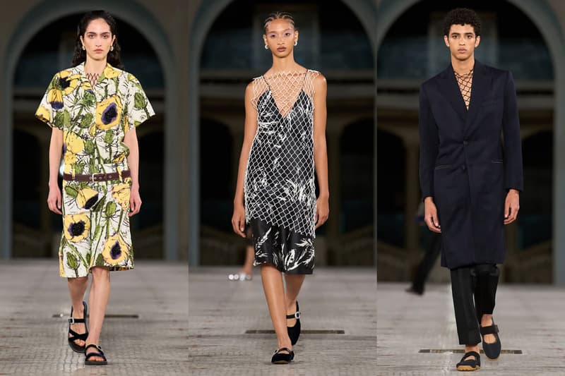 The Woven Fishnet Trend from Fashion Week SS25 | Hypebae