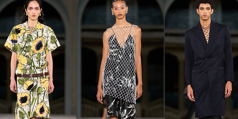 The Woven Fishnet Trend from Fashion Week SS25 | Hypebae