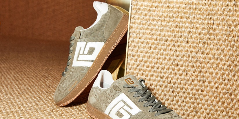 Balmain Luncurkan Sepatu Kets Swan dalam Warna Khaki - terkenal.co.id