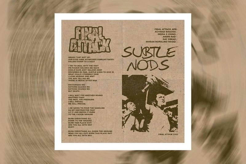 Band Hardcore Jakarta, Final Attack, Rilis Single 'Subtle Nods' | Hypebeast