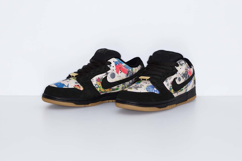 First Look Supreme x Nike SB Dunk Hi dan Dunk Low | Hypebeast