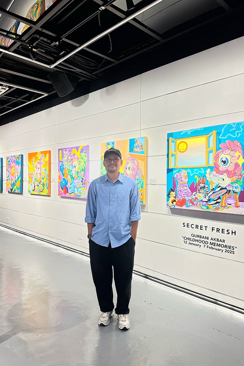 Qurbani Akbar "Childhood Memories" Solo Exhibition di Manila | Hypebeast