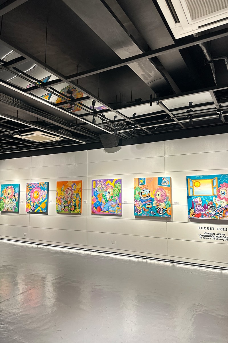Qurbani Akbar "Childhood Memories" Solo Exhibition di Manila | Hypebeast