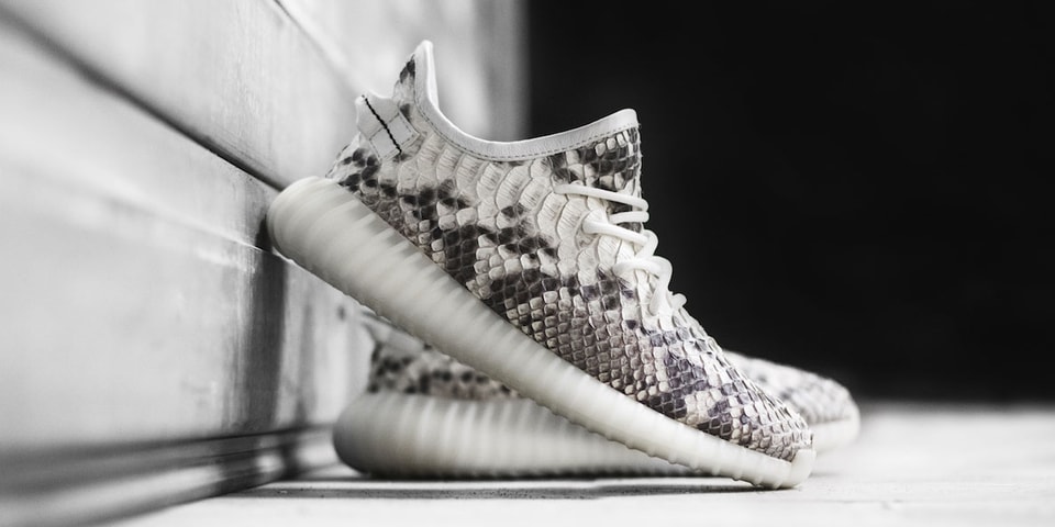YEEZY BOOST 350 V2を“Zebra Python”仕様にカスタムした注目の1足が登場 | HYPEBEAST.JP