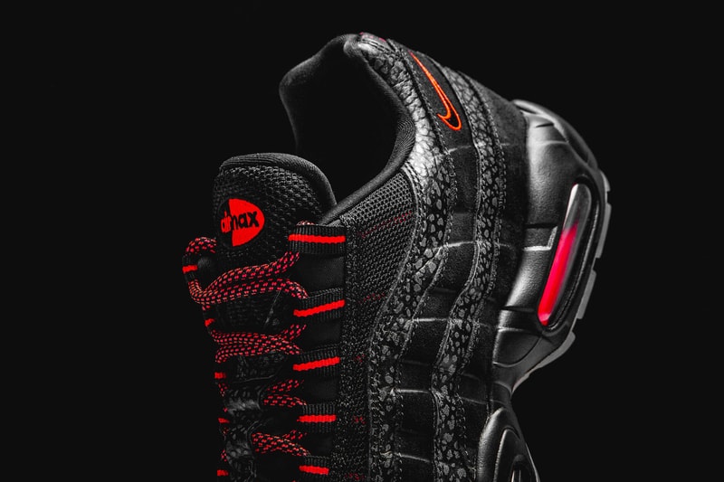 Air Max 95 からサファリパターンを埋め込んだ“Infrared/Black”が登場 | Hypebeast.JP