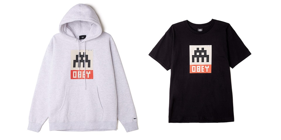 世界的ストリートアーティストふたり OBEY×INVADER によるコラボアパレルが発売 | Hypebeast.JP