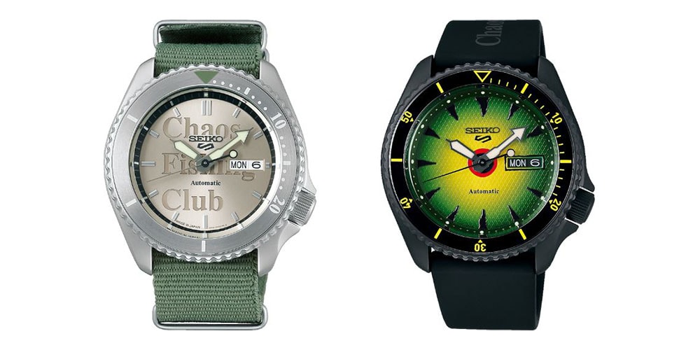 Seiko 5 Sports から Chaos Fishing Club との限定コラボウォッチが登場 | Hypebeast.JP
