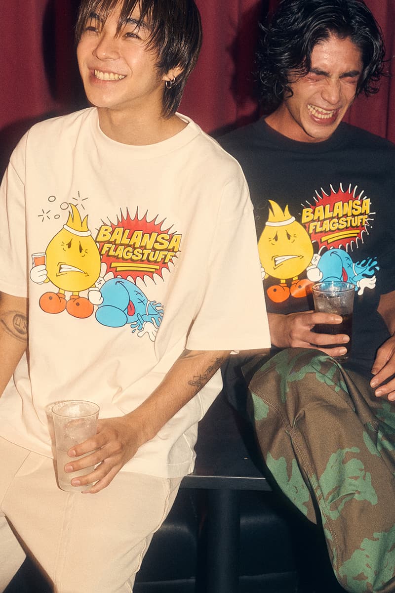 フラグスタフxサウンドショップバランサのカプセルコレクションが発売 | Hypebeast.JP
