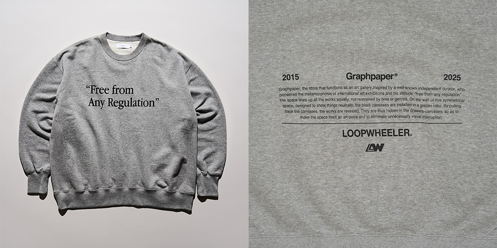 グラフペーパー 青山の10周年を記念したスウェットを発売 | Hypebeast.JP