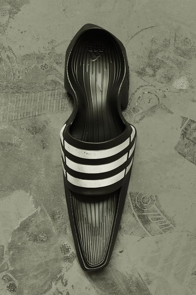 스태니스 슬라브, 뾰족한 형태의 아디다스 슬리퍼 공개 | Hypebeast.KR | 하입비스트