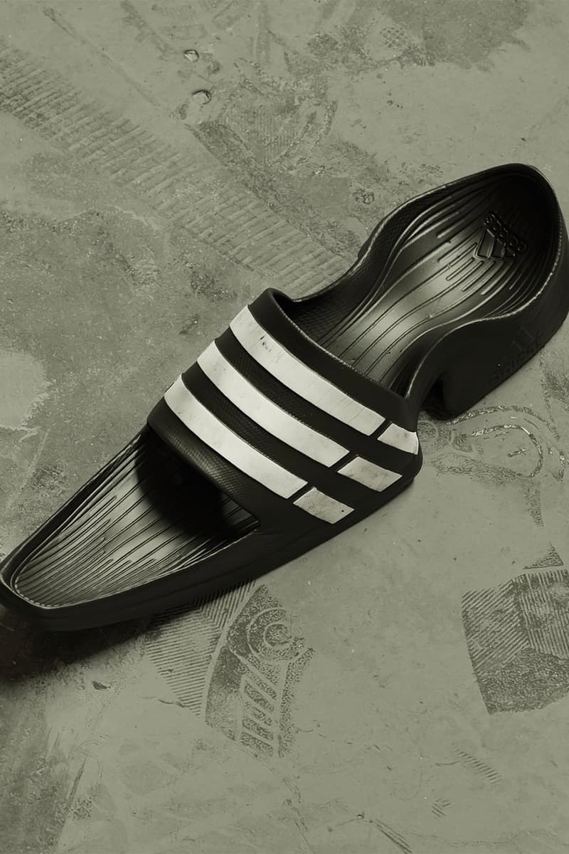 스태니스 슬라브, 뾰족한 형태의 아디다스 슬리퍼 공개 | Hypebeast.KR | 하입비스트