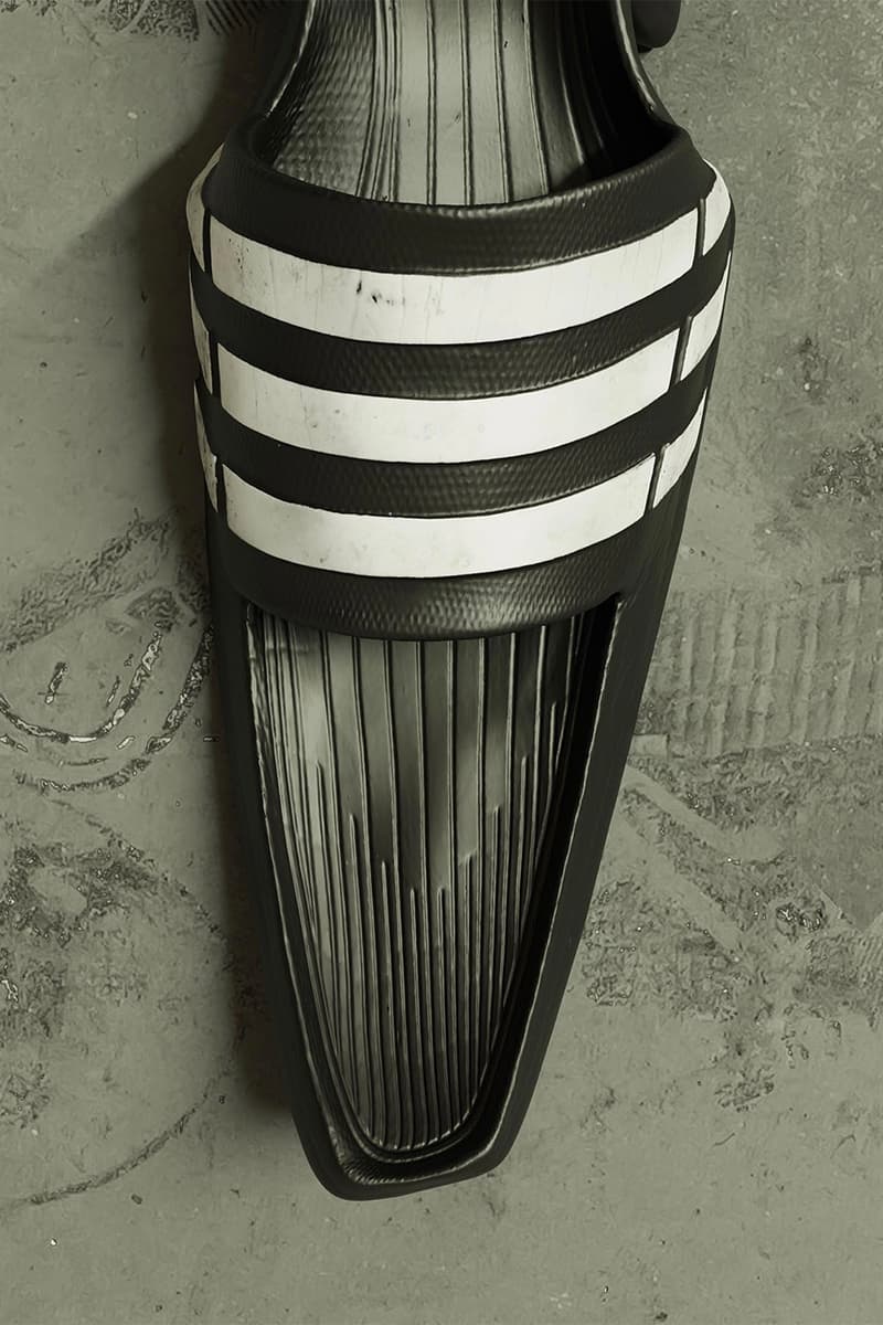 스태니스 슬라브, 뾰족한 형태의 아디다스 슬리퍼 공개 | Hypebeast.KR | 하입비스트