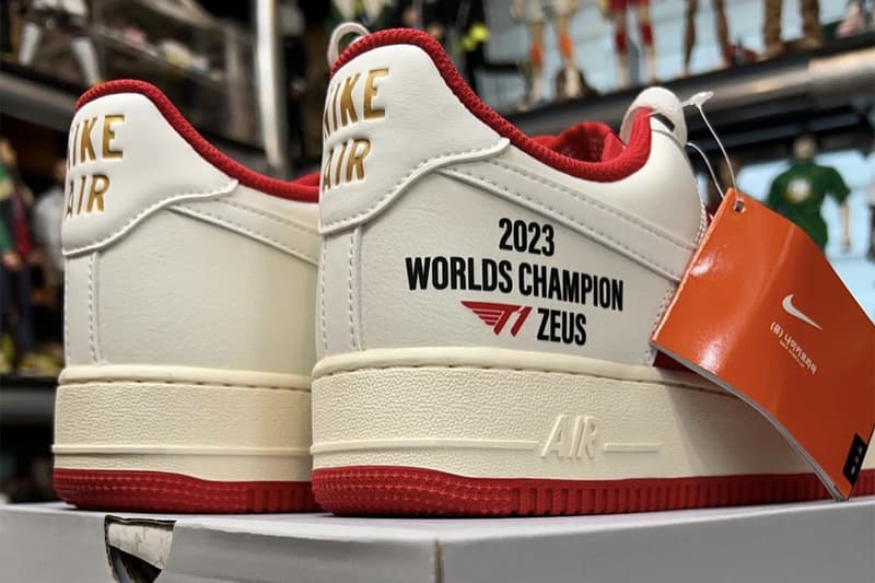 T1 ‘리그 오브 레전드’ 팀을 위한 커스텀 나이키 에어 포스 1 공개 | Hypebeast.KR | 하입비스트