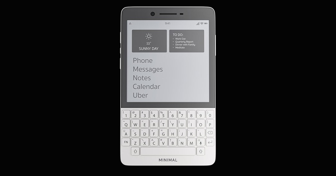 키보드와 전자잉크 디스플레이를 갖춘 스마트폰이 공개됐다 | Hypebeast.KR | 하입비스트