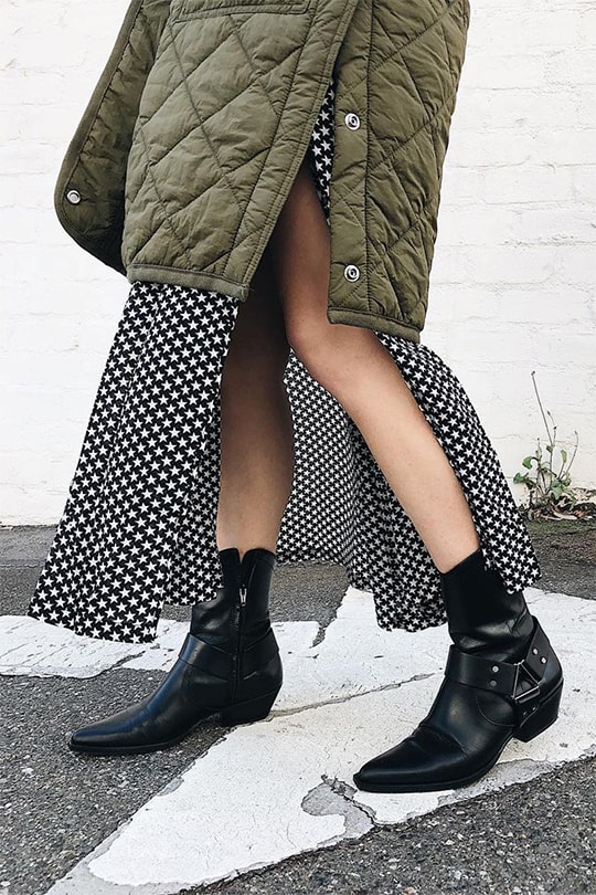 2018 鞋毆潮流要 cowboy boots 牛仔靴街拍造型 - POPBEE