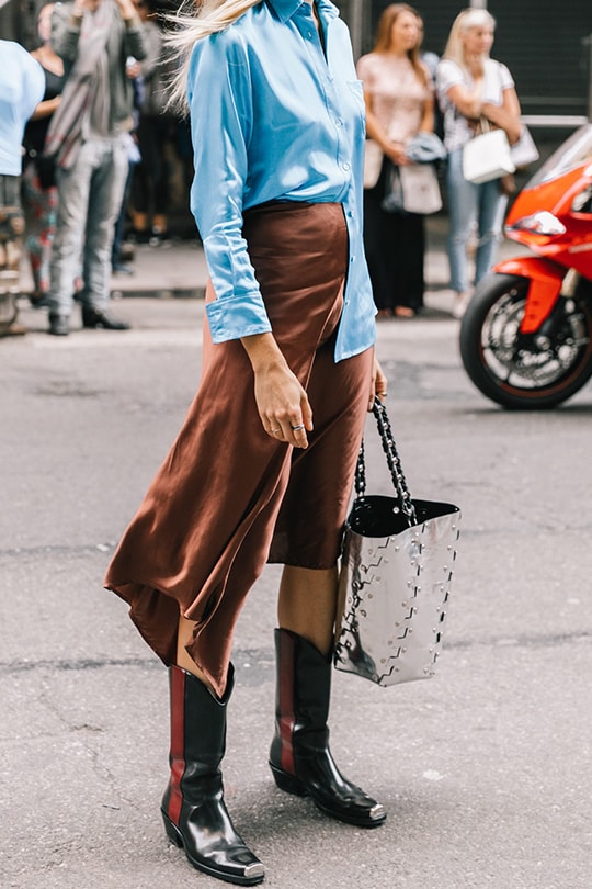 2018 鞋毆潮流要 cowboy boots 牛仔靴街拍造型 - POPBEE