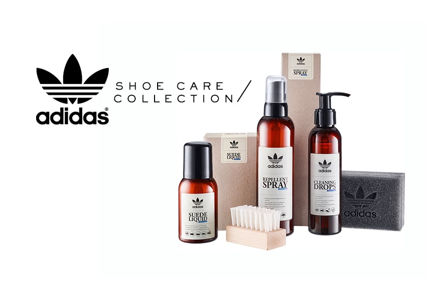 Adidas 推出首個自家 Shoe Care 系列 包括清潔液 防水噴霧 麖皮保養液 皮革清潔護理膏及除臭殺菌噴霧 - POPBEE