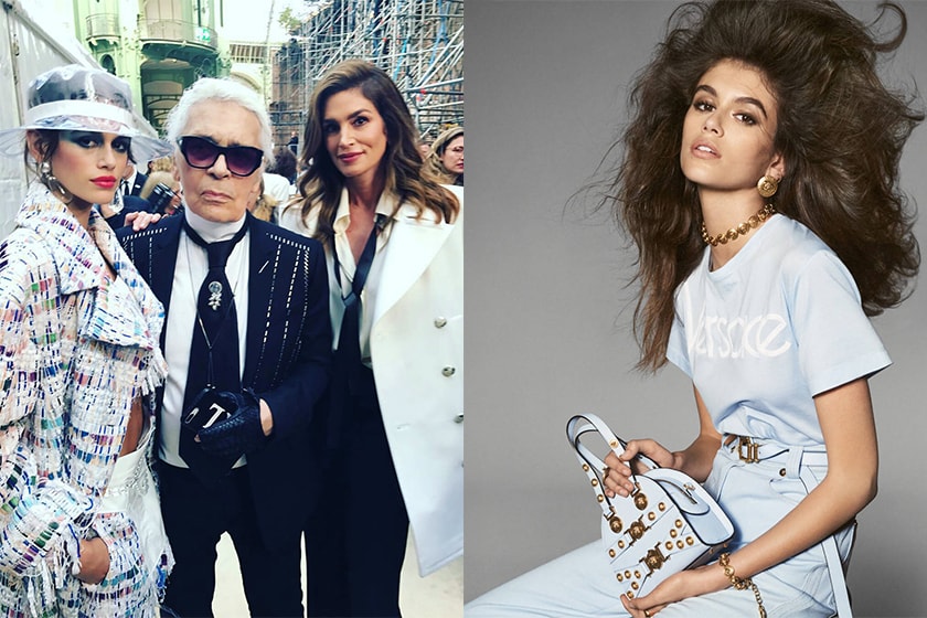 只有 16 歲的 Kaia Gerber 將與 Karl Lagerfeld 推出聯乘系列 - POPBEE