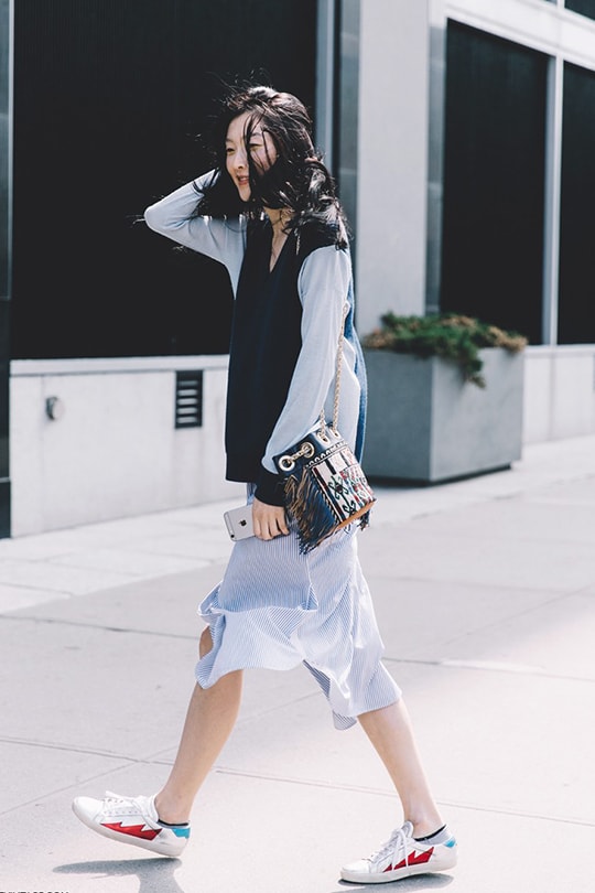 春夏波鞋街拍穿搭靈感 - POPBEE