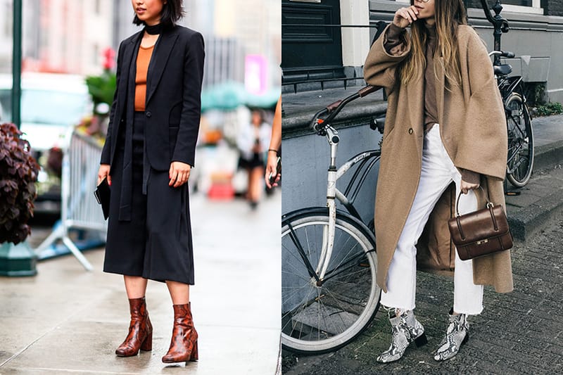 2018 秋冬天橋潮流 蛇紋 boots - POPBEE