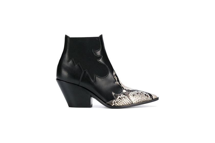 2018 秋冬天橋潮流 蛇紋 boots - POPBEE