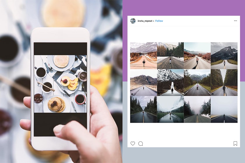 Insatgram 帳戶 Insta_Repeat 為你綜合風格一樣的相片 - POPBEE