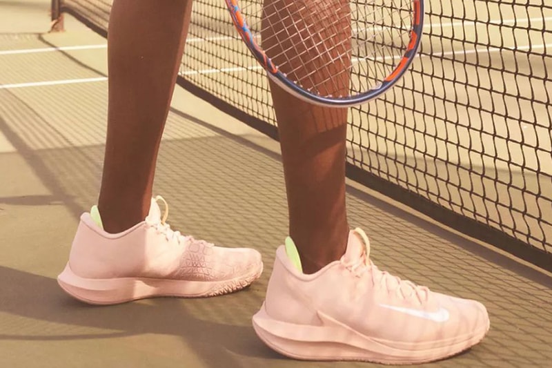 NikeCourt Air Zoom Zero 蜜桃粉色波鞋 - POPBEE