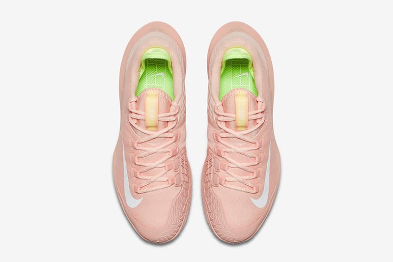 NikeCourt Air Zoom Zero 蜜桃粉色波鞋 - POPBEE