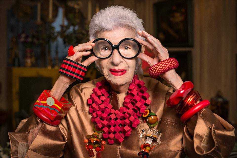 Iris Apfel 時尚教主 以 97 歲高齡，獲模特公司 IMG 簽約 - POPBEE