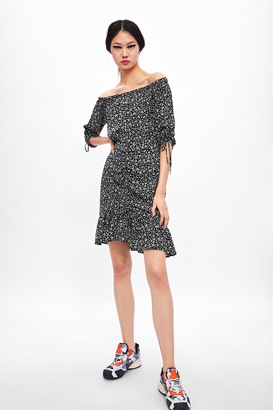 Zara 2019 春夏系列：飄逸又有氣質的雪紡裙子，已經為你準備好 - POPBEE