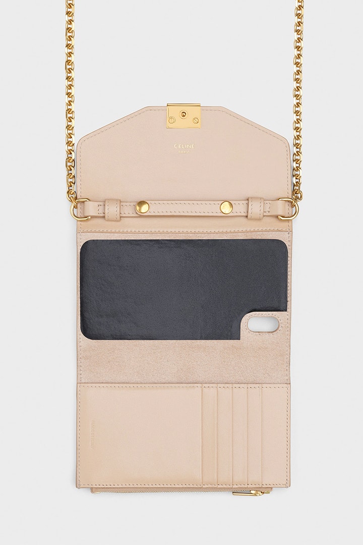Celine 推出鏈帶 iPhone Clutch／ iPhone case - POPBEE