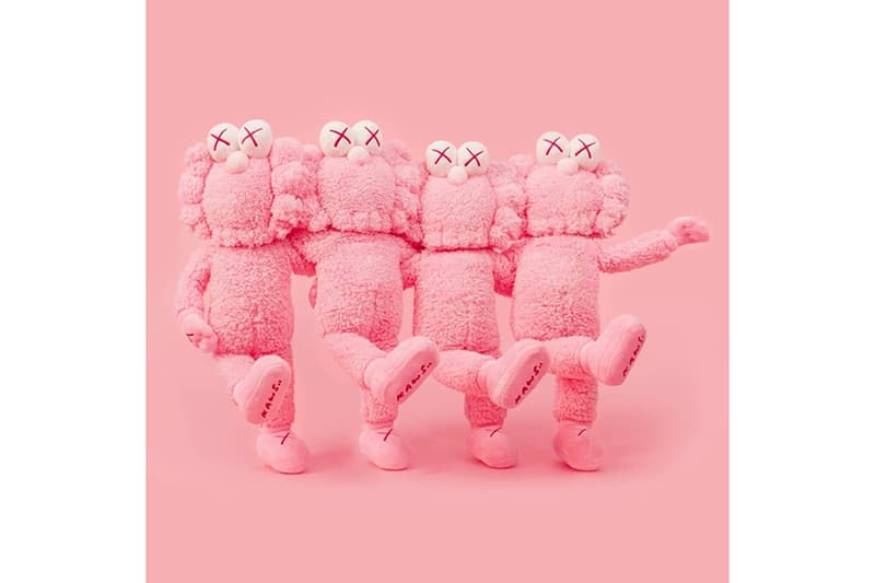 KAWS BFF 粉紅色版限量公仔 2019 發售日期詳請 - POPBEE