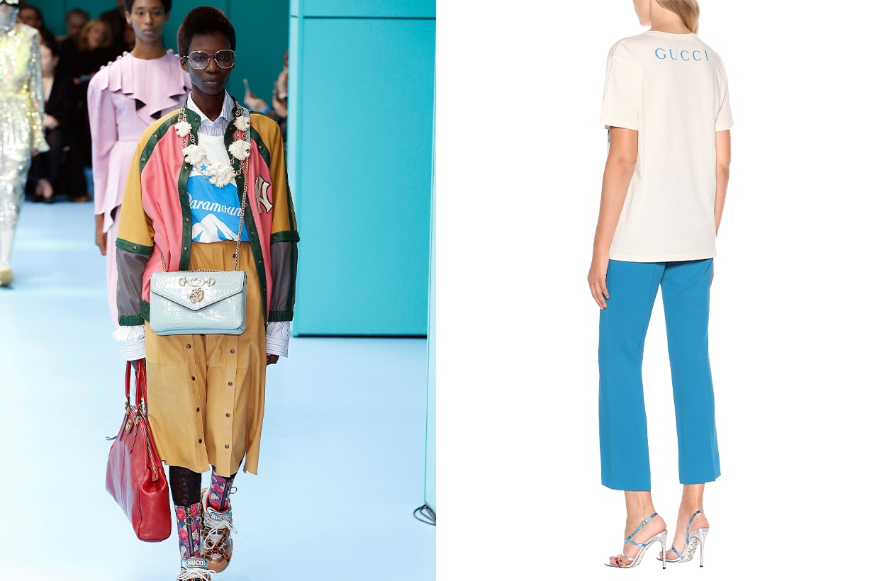 GUCCI 與 GU 撞款了？兩件 T-shirt 設計相似，價錢卻相差 4,800 港元！ - POPBEE