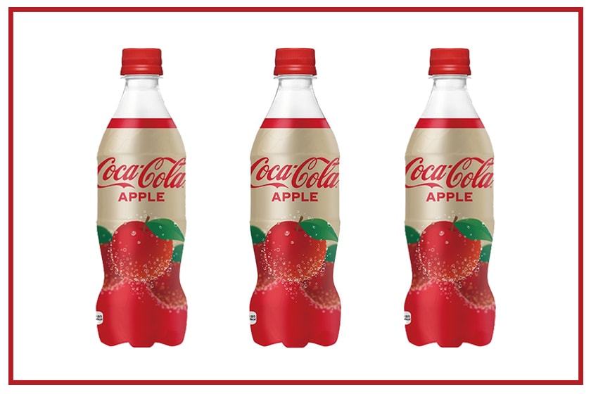 日本 Coca-Cola 限量推出全新蘋果口味可口可樂 - POPBEE