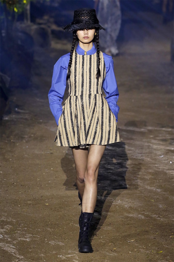 Dior 2020 春夏時裝展：植物刺繡、草編帽⋯質樸仍不減唯美！ - POPBEE