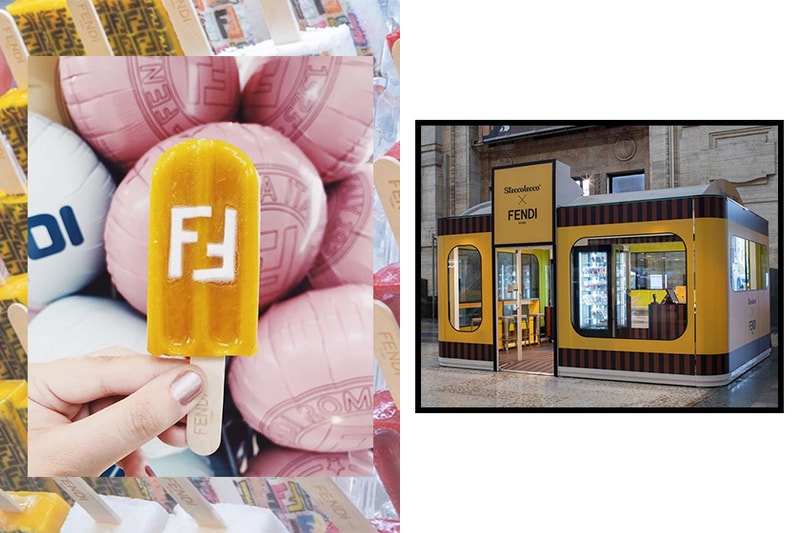 FENDI x Steccolecco 聯乘期間限定店推出最奢華冰棒雪條 - POPBEE