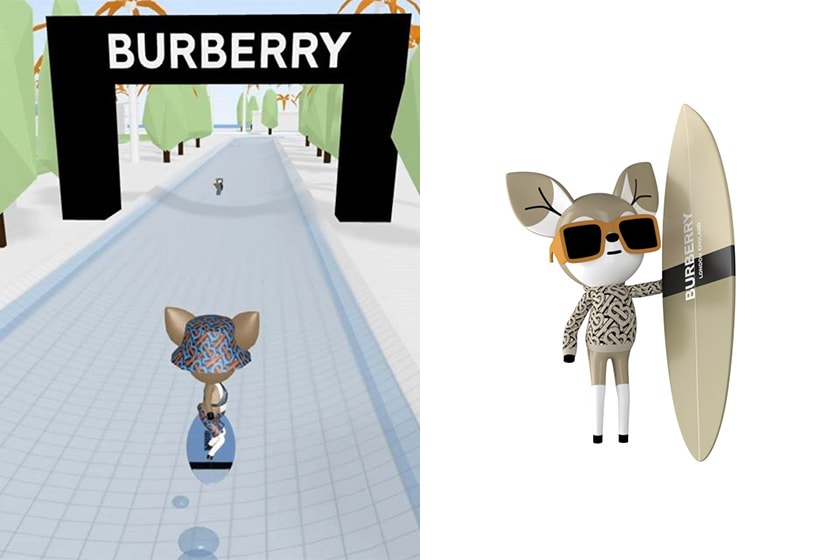 Burberry 推出可愛的「B surf」遊戲，可以穿上新一季服飾參加衝浪比賽！ - POPBEE