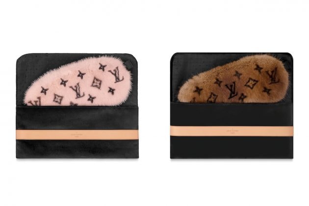 Louis Vuitton 推出 Monogram 皮草眼罩旅行組，奢華也可以來自於生活！ - POPBEE