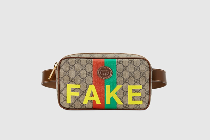 富玩味的反諷設計，以「Gucci Fake Not」系列時尚地反擊抄襲行為！ - POPBEE