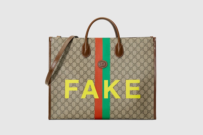 富玩味的反諷設計，以「Gucci Fake Not」系列時尚地反擊抄襲行為！ - POPBEE