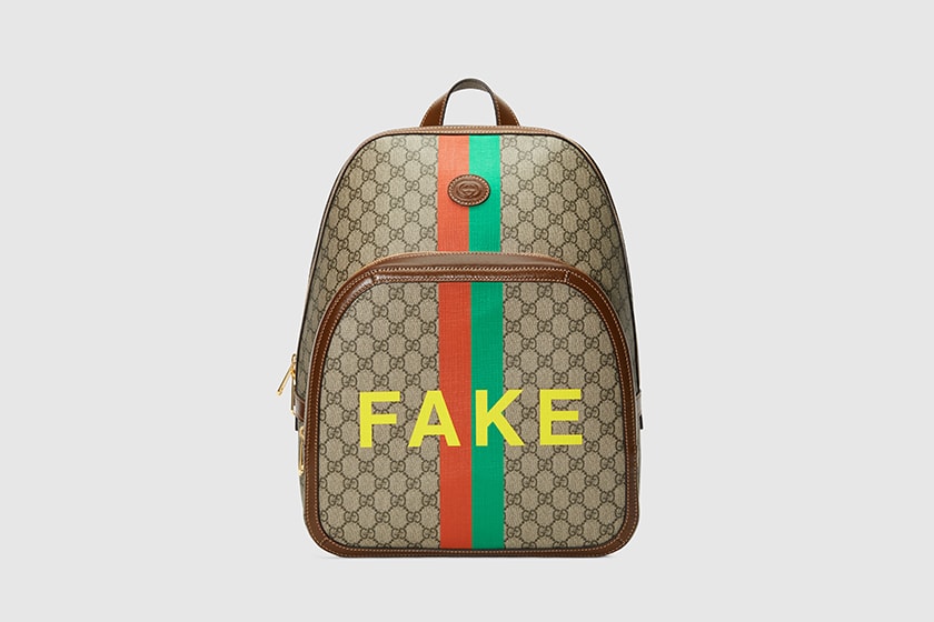 富玩味的反諷設計，以「Gucci Fake Not」系列時尚地反擊抄襲行為！ - POPBEE