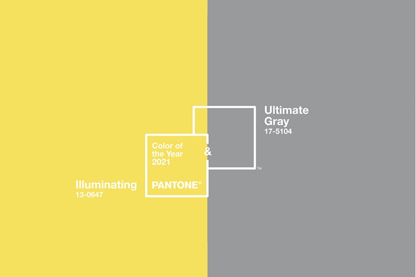 Pantone 公布 2021 年度代表色「Ultimate Gray 極致灰」與「Ultimate Gray 亮麗黃」 - POPBEE