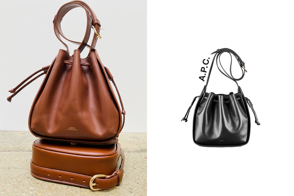 A.P.C. Courtney Bag 新手袋登場：即使是屢見不鮮的水桶包，也添了不一樣的細節！ - POPBEE