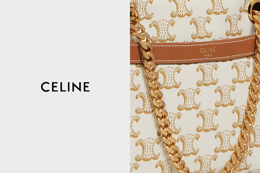 CELINE Triomphe canvas 金鍊信差包，恰如其分的時髦幹練！ - POPBEE