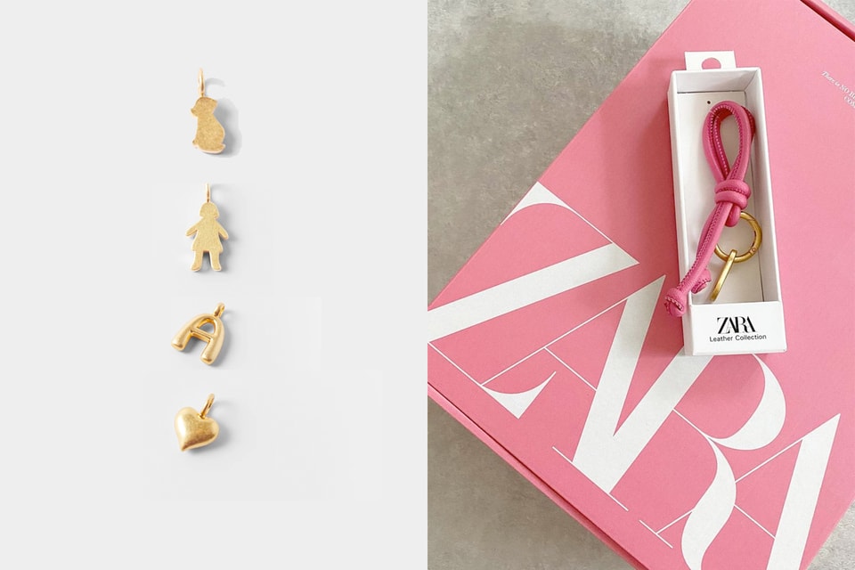 Zara 真皮鑰匙圈，還可以自選字母小掛飾！ - POPBEE