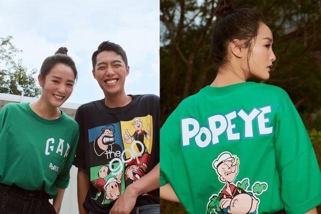 GAP x POPEYE 夏日 T-Shirt 新選擇，還有免費客製化電繡服務！ - POPBEE