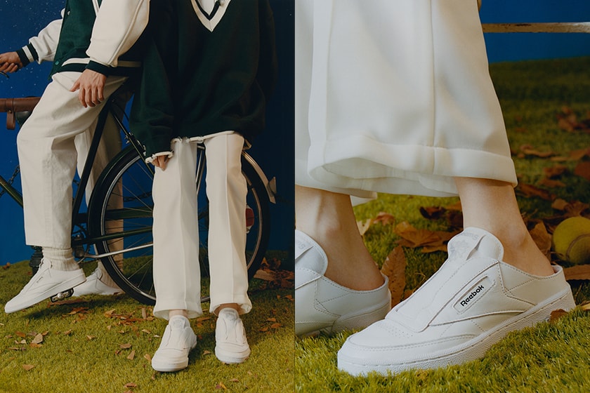純白中透著愜意質感，BEAMS x Reebok 聯名推出一雙女生都心動的 Mules！ - POPBEE