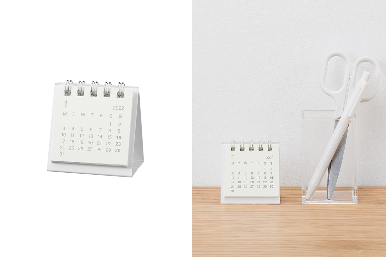 MUJI 年曆、手帳本開賣，為 2022 的美好日常準備！ - POPBEE
