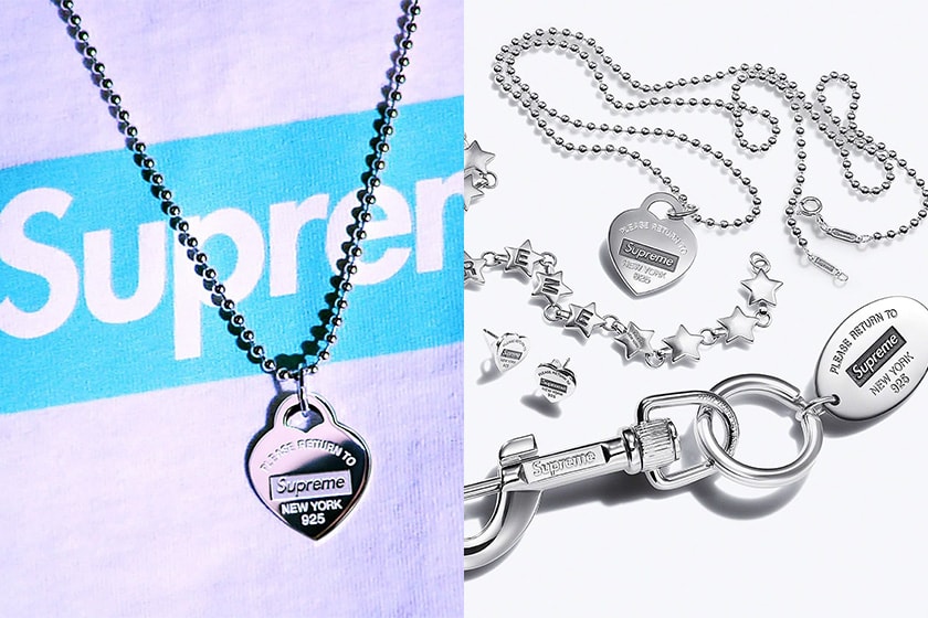 將會是今年最難搶的一次聯乘！Tiffany＆Co. X Supreme® 即將開賣！ - POPBEE