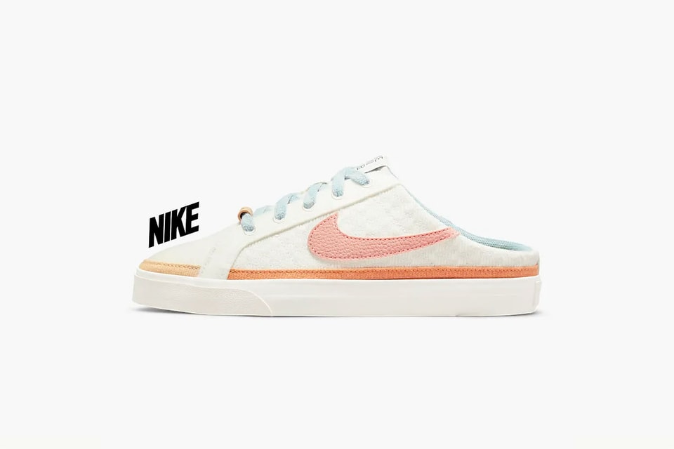 Nike Sun Club：Court Legacy 惹人心動的繽紛懶人鞋，小鐵標還換成竹節版！ - POPBEE
